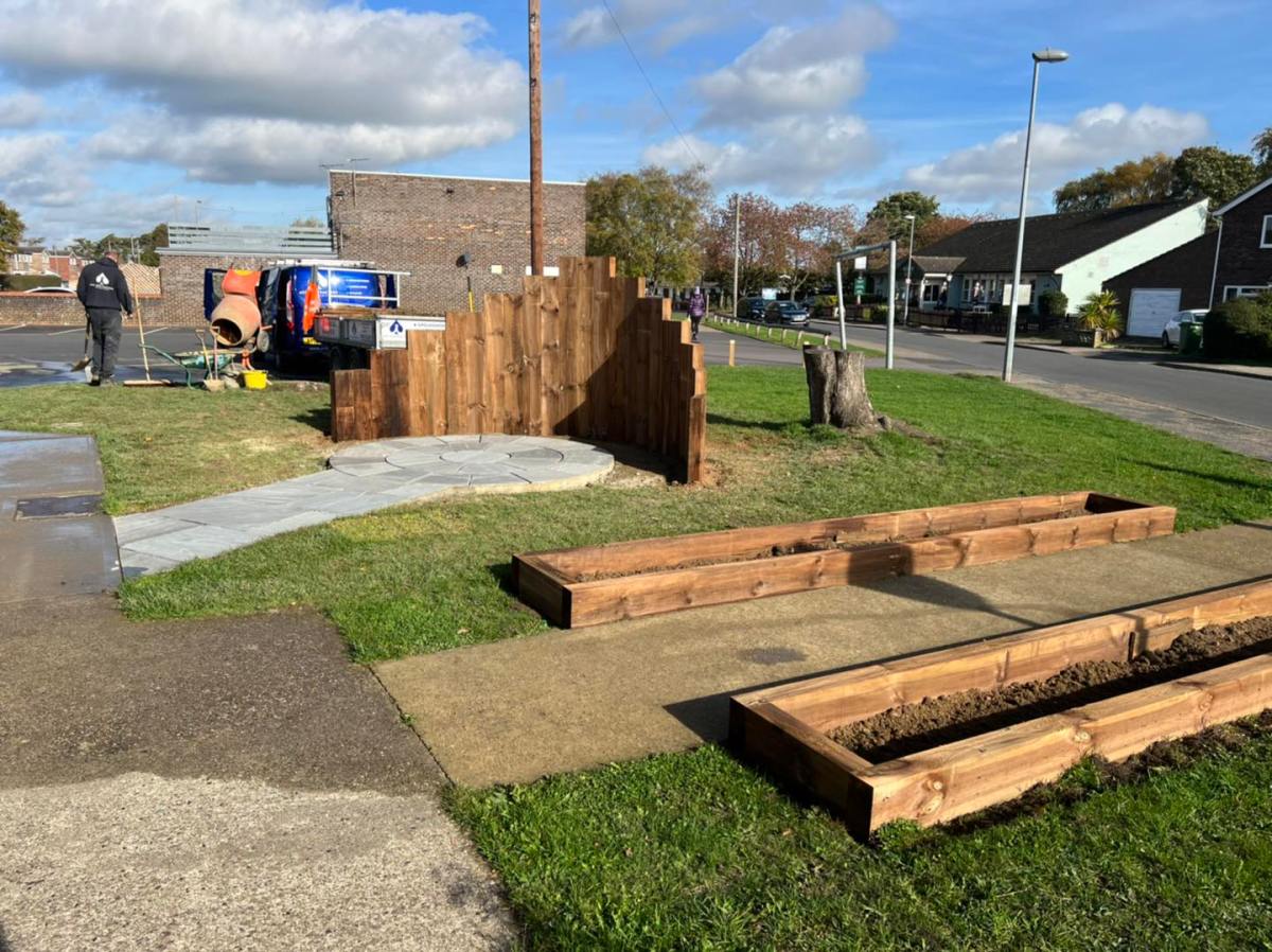 Community Paving Project - wymondham Norfolk