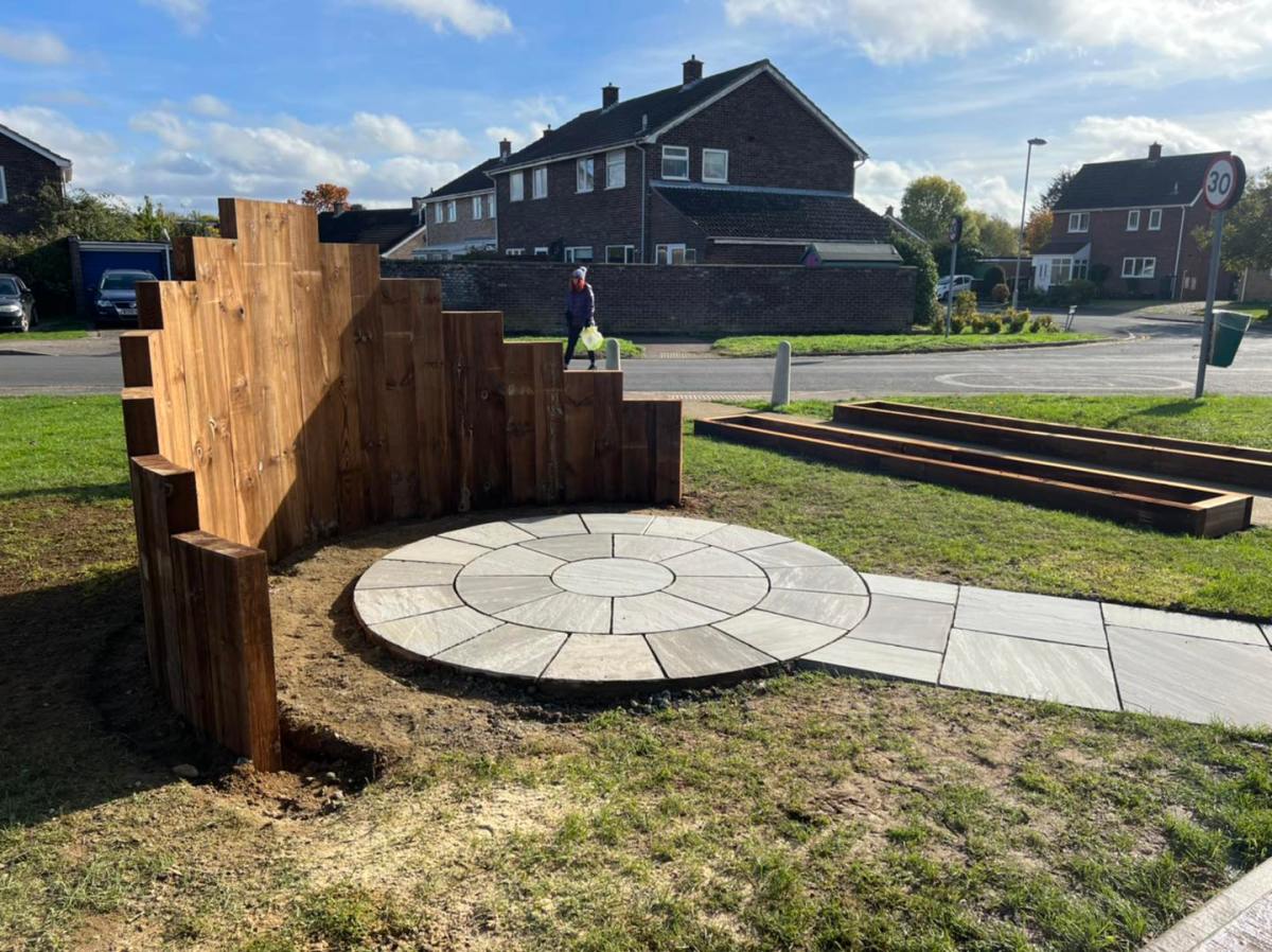 Community Paving Project - wymondham Norfolk