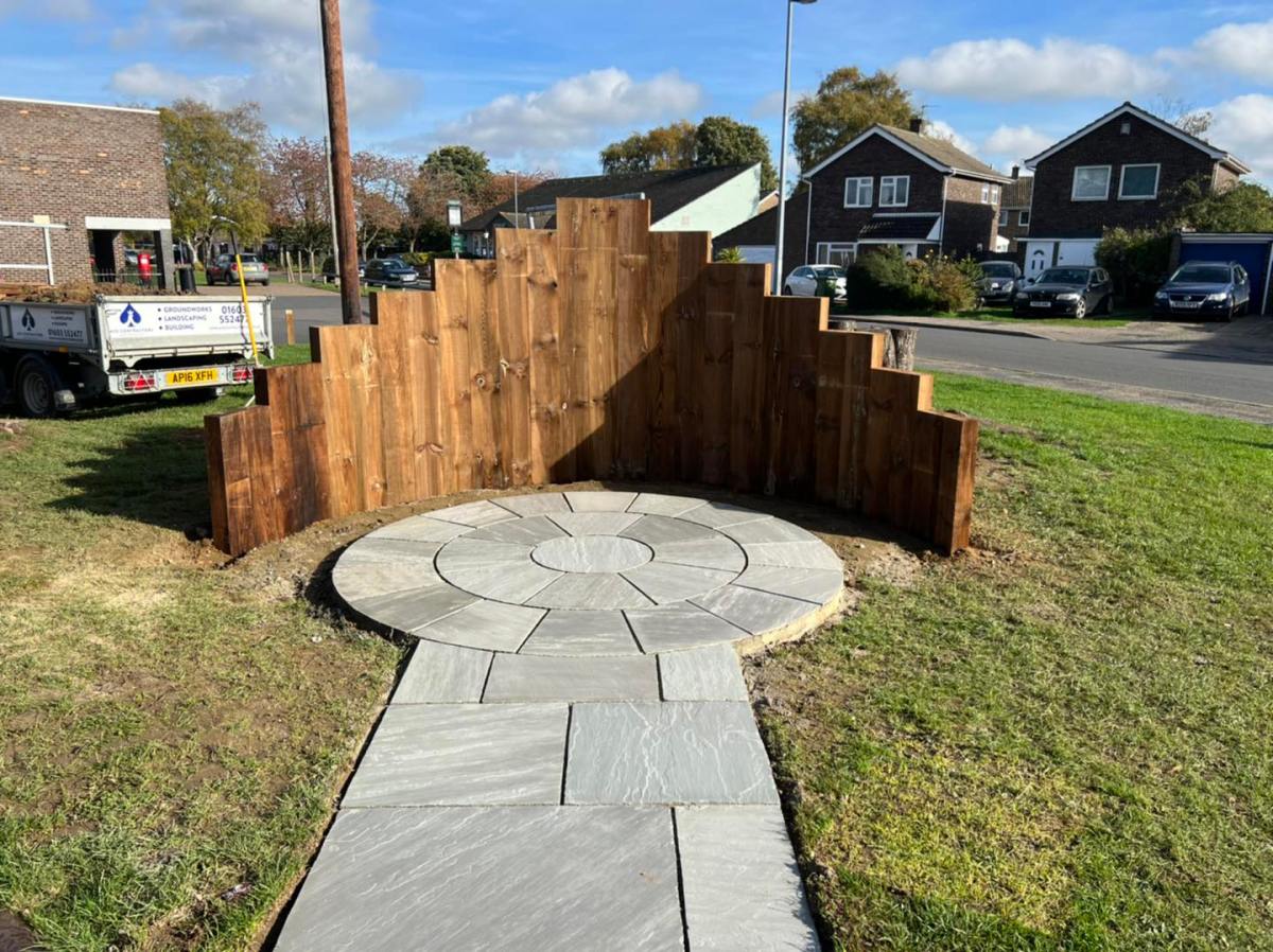 Community Paving Project - wymondham Norfolk