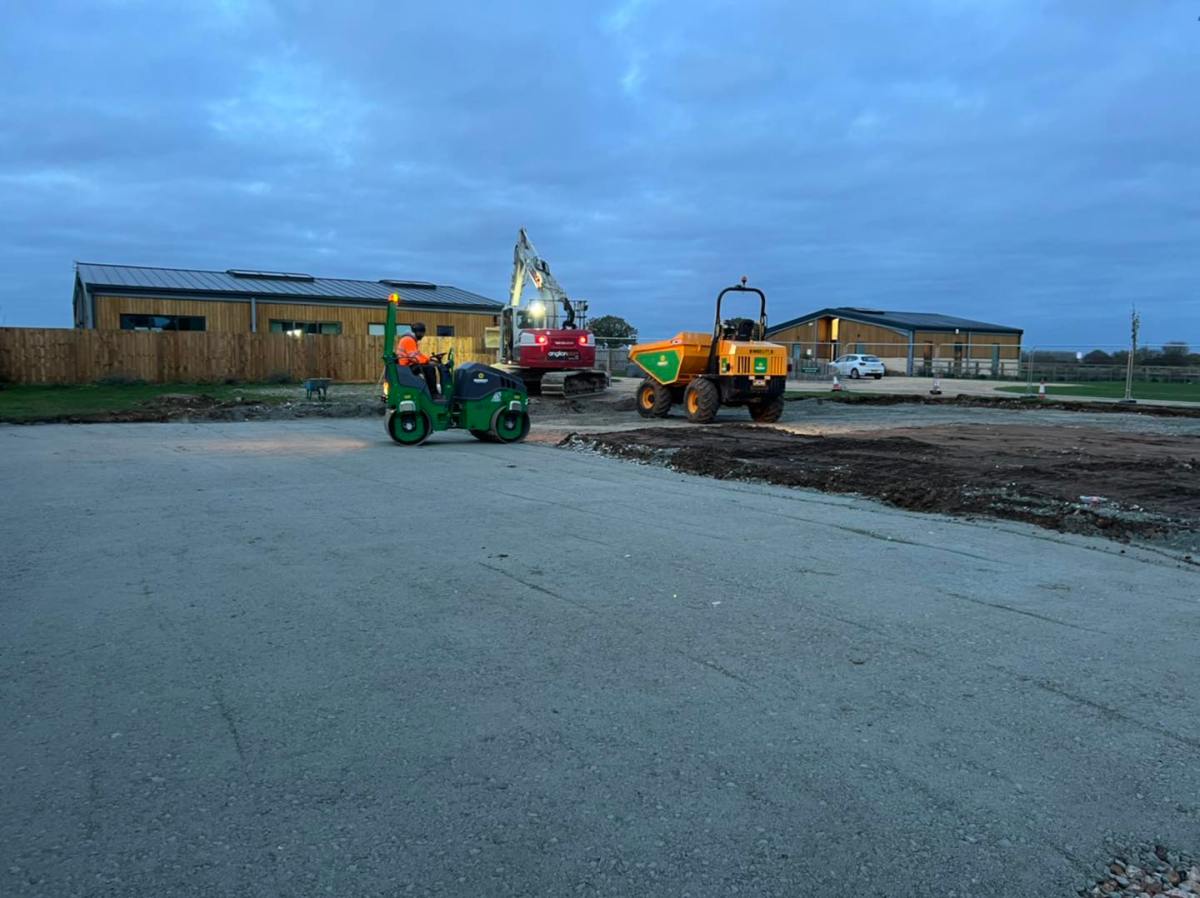 Case Study: Plant Preparing A Surface For Piling Foundations